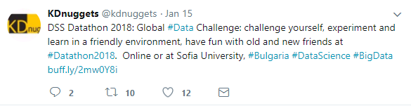 The First Online Datathon – Data Science Society