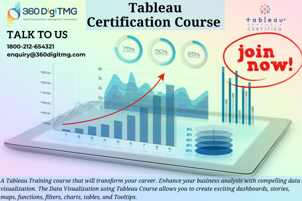 360DigiTMG tableau training hyderabad – Data Science Society