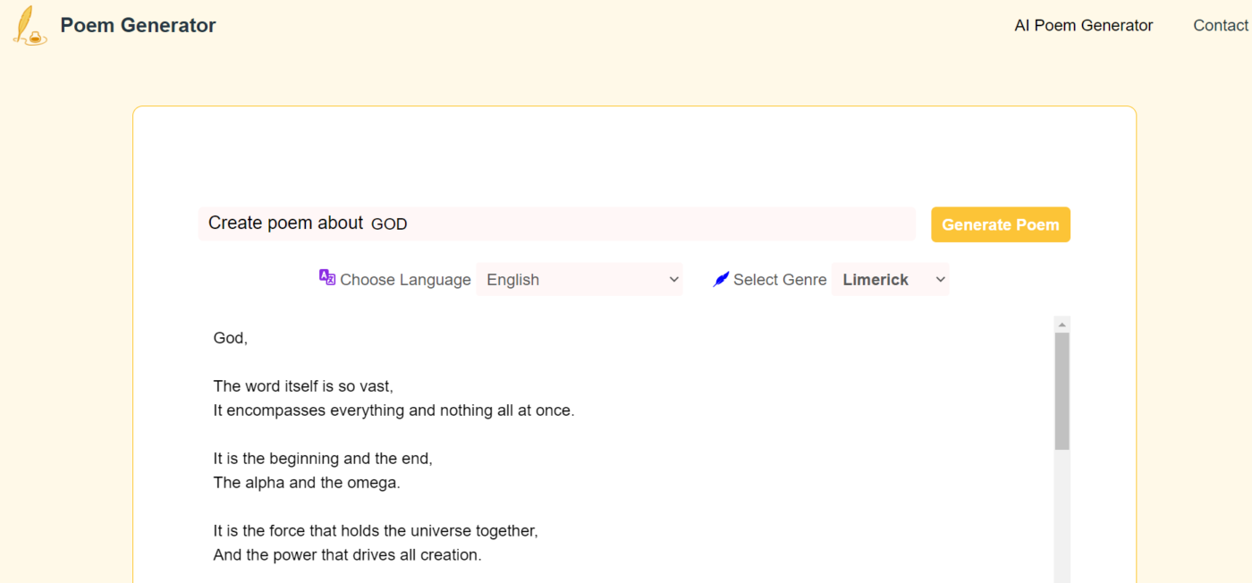 Poemsgenerator.com Review: Is It the AI tool You Need? (2024 Update ...