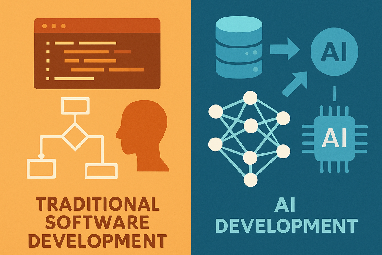 AI Development vs Software Development: What’s the Difference? – Data ...