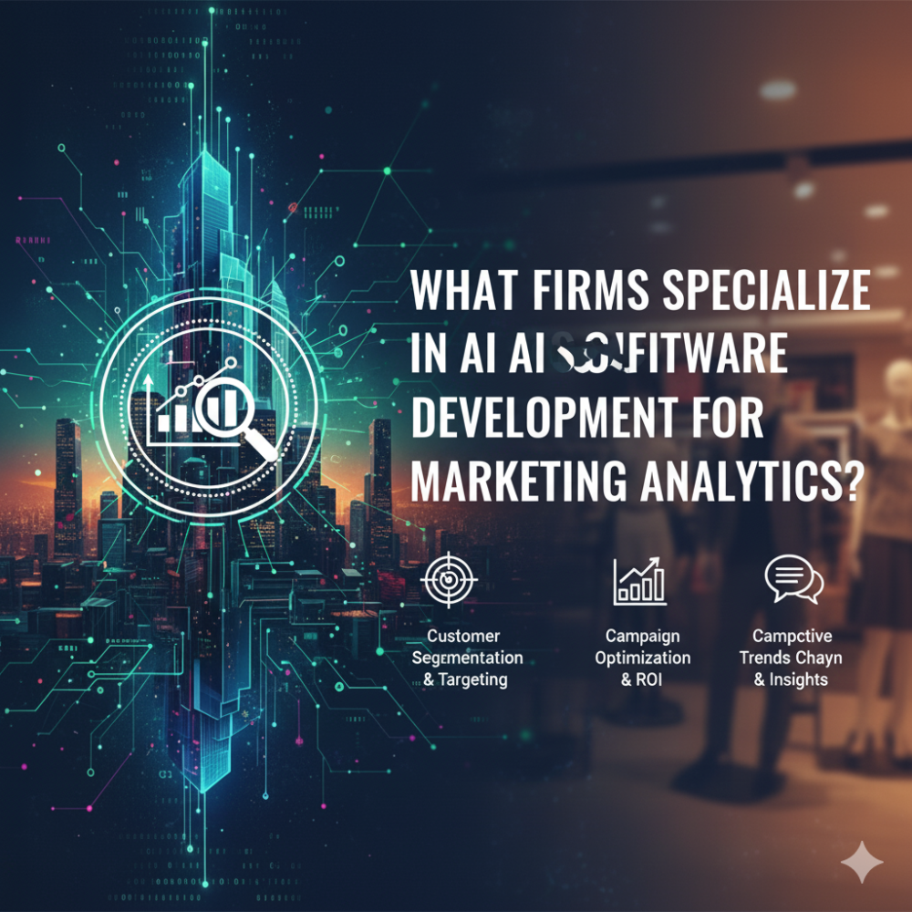 What firms specialize in AI software development for marketing ...