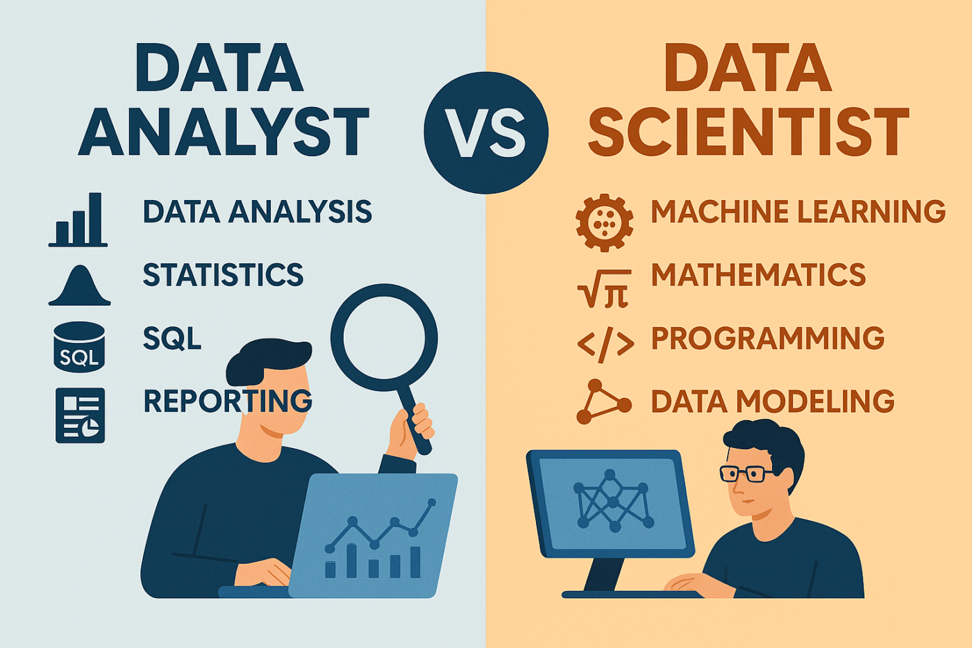 Data Analyst vs. Data Scientist: Unpacking Workflow Differences for ...